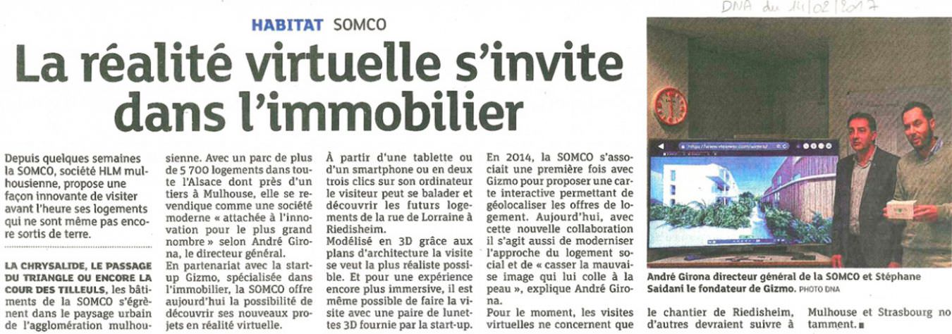 SOMCO : la Somco lance les visites en 3d | Mulhouse, Colmar, Strasbourg